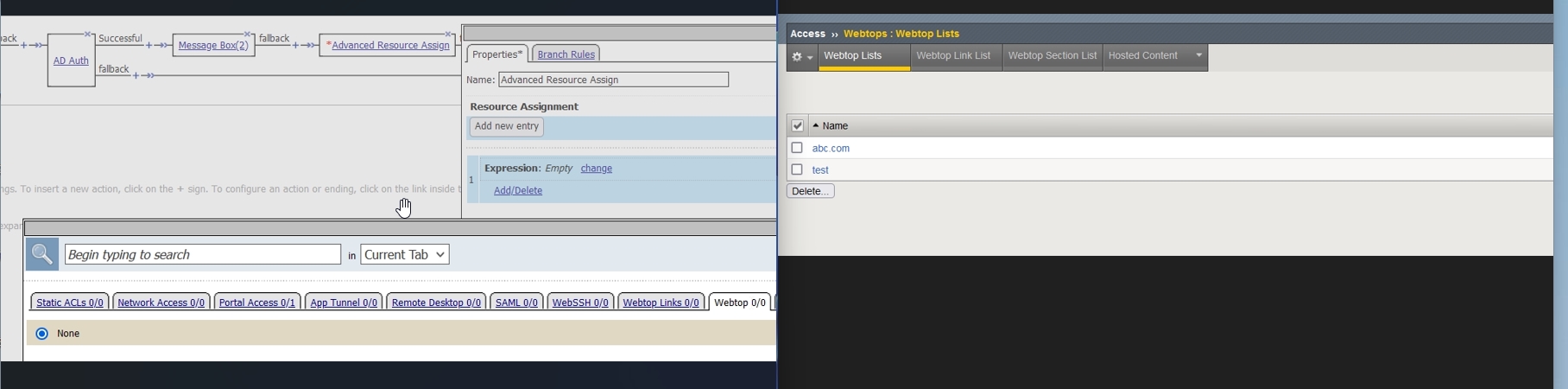 APM Webtop didn't appear in the Advanced resource assignment agent in trial VM V17.1.0 | DevCentral